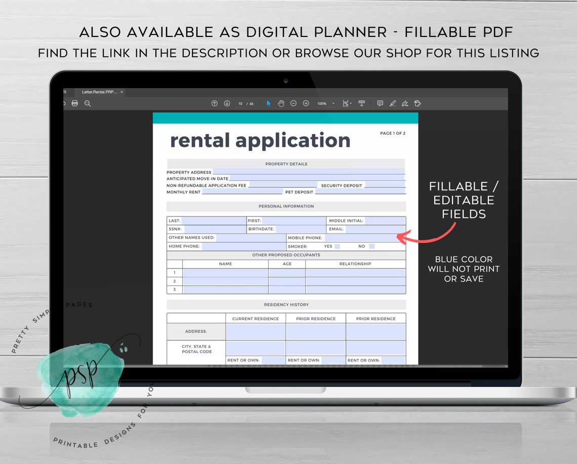 Rental Property Management Planner Printable Rental Property - Etsy