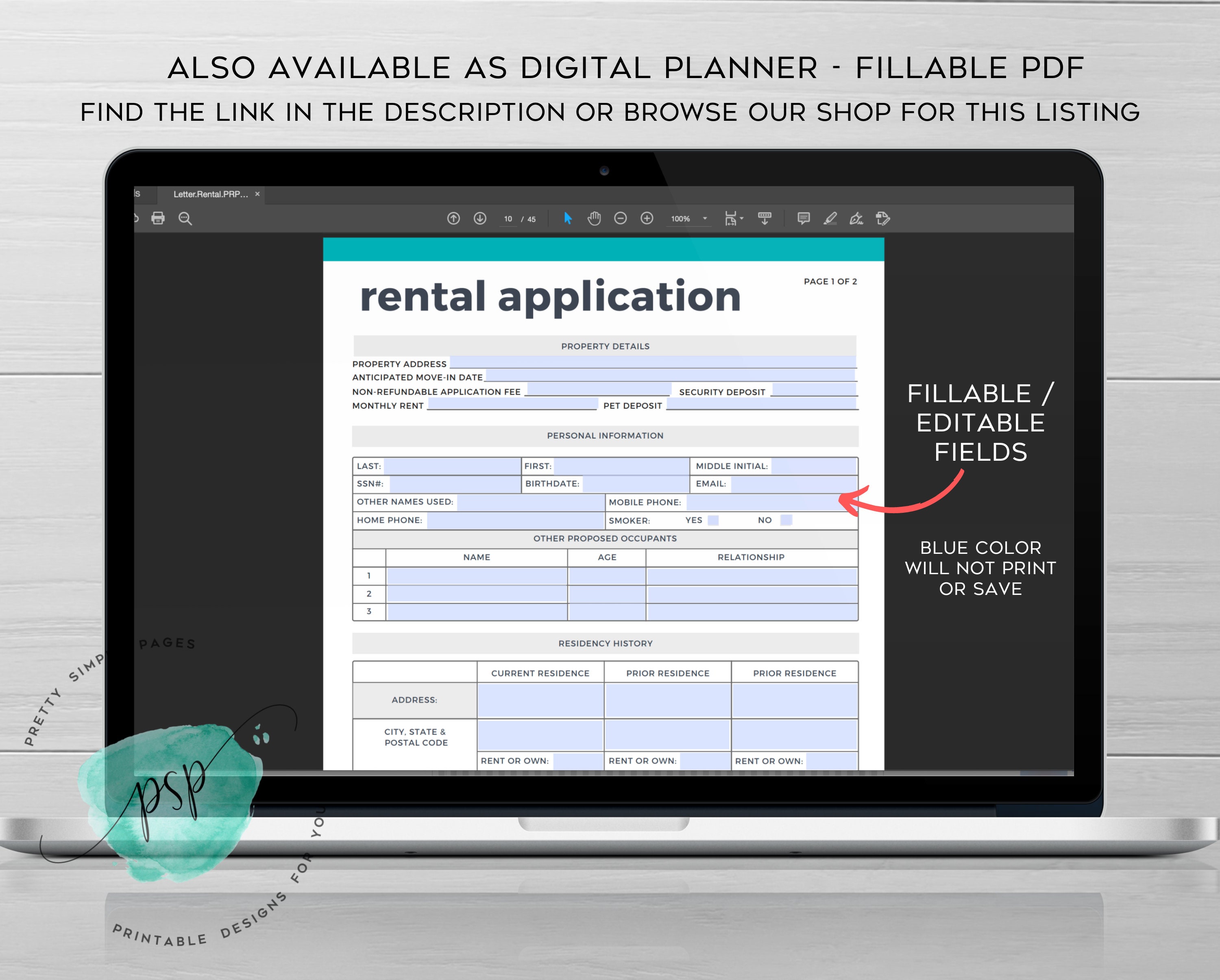 Rental Property Management Planner Printable Rental Property - Etsy Canada