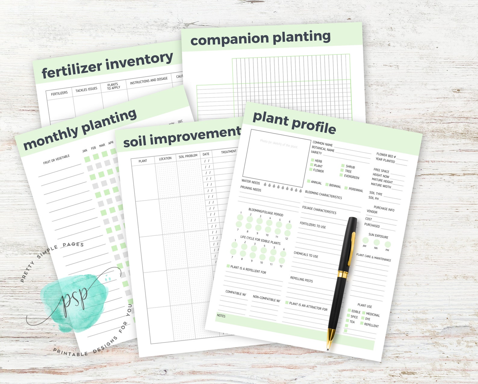 Garden Planner Printable, Gardening Log, Garden Journal, Gardening ...