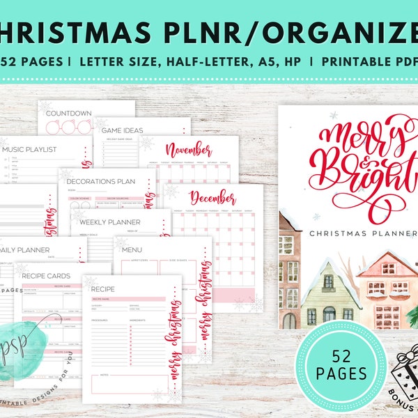Christmas Card Address List Printable - Etsy