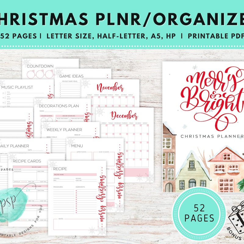 Christmas Card Address List Printable - Etsy