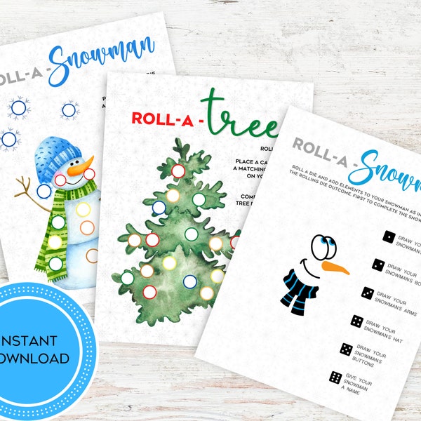 Snowman Game - Etsy