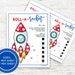 Roll A Rocket Game, Space Dice Game for Kids, Printable Space ...