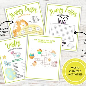 Easter Activities and Games for Kids, Easter Coloring Pages, Easter ...