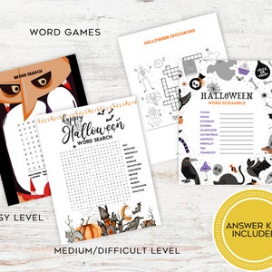 Halloween Games Activities Printable, Halloween Coloring Pages ...