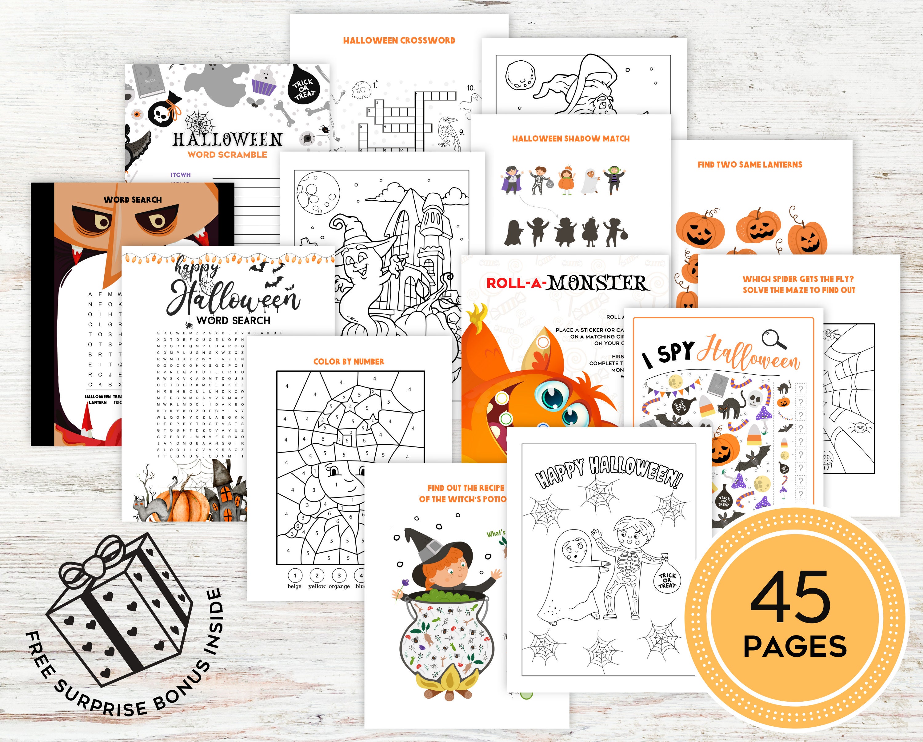 Halloween Games Activities Printable, Halloween Coloring Pages ...