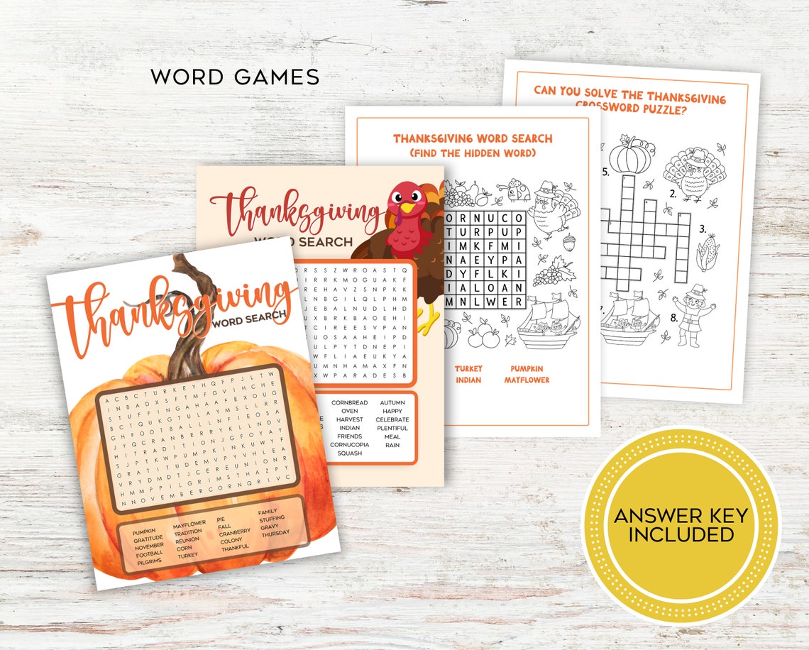 Thanksgiving Activities Games for Kids Roll a Turkey - Etsy