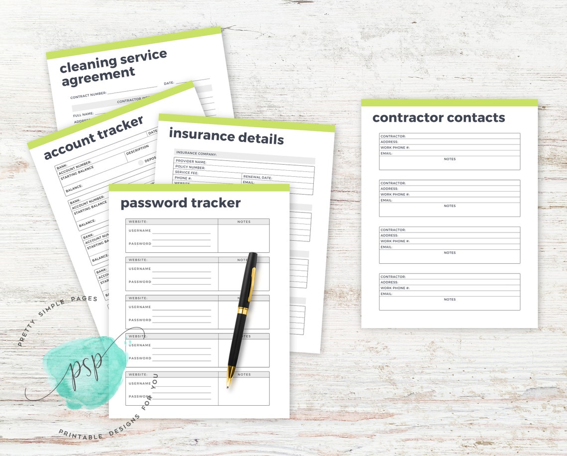 Rental Property Management Planner Printable Rental Property - Etsy