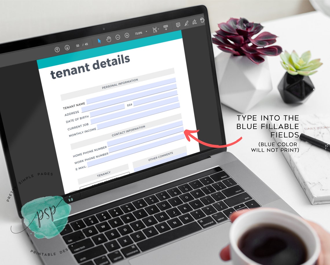 Rental Property Management Planner Editable Rental Property - Etsy
