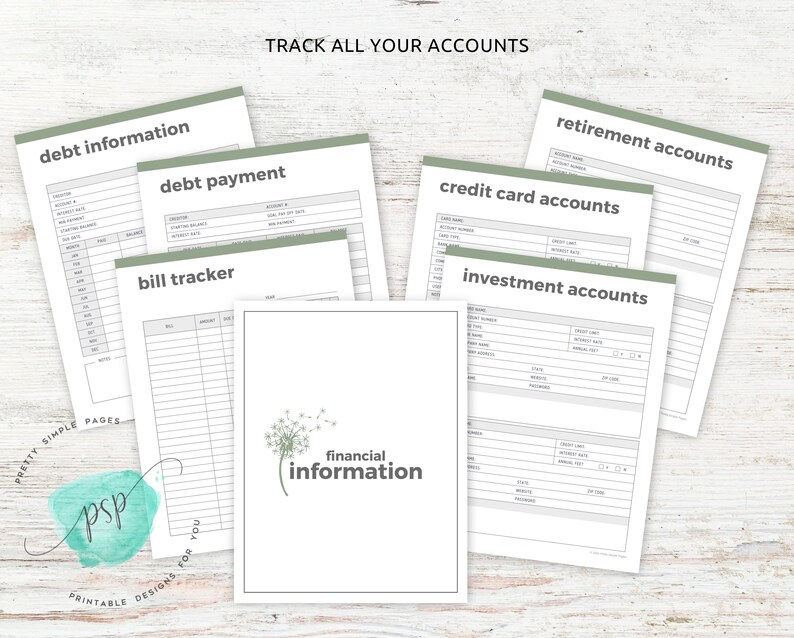 Fillable End of Life Planner, Beneficiary Info, Last Wishes Planner ...