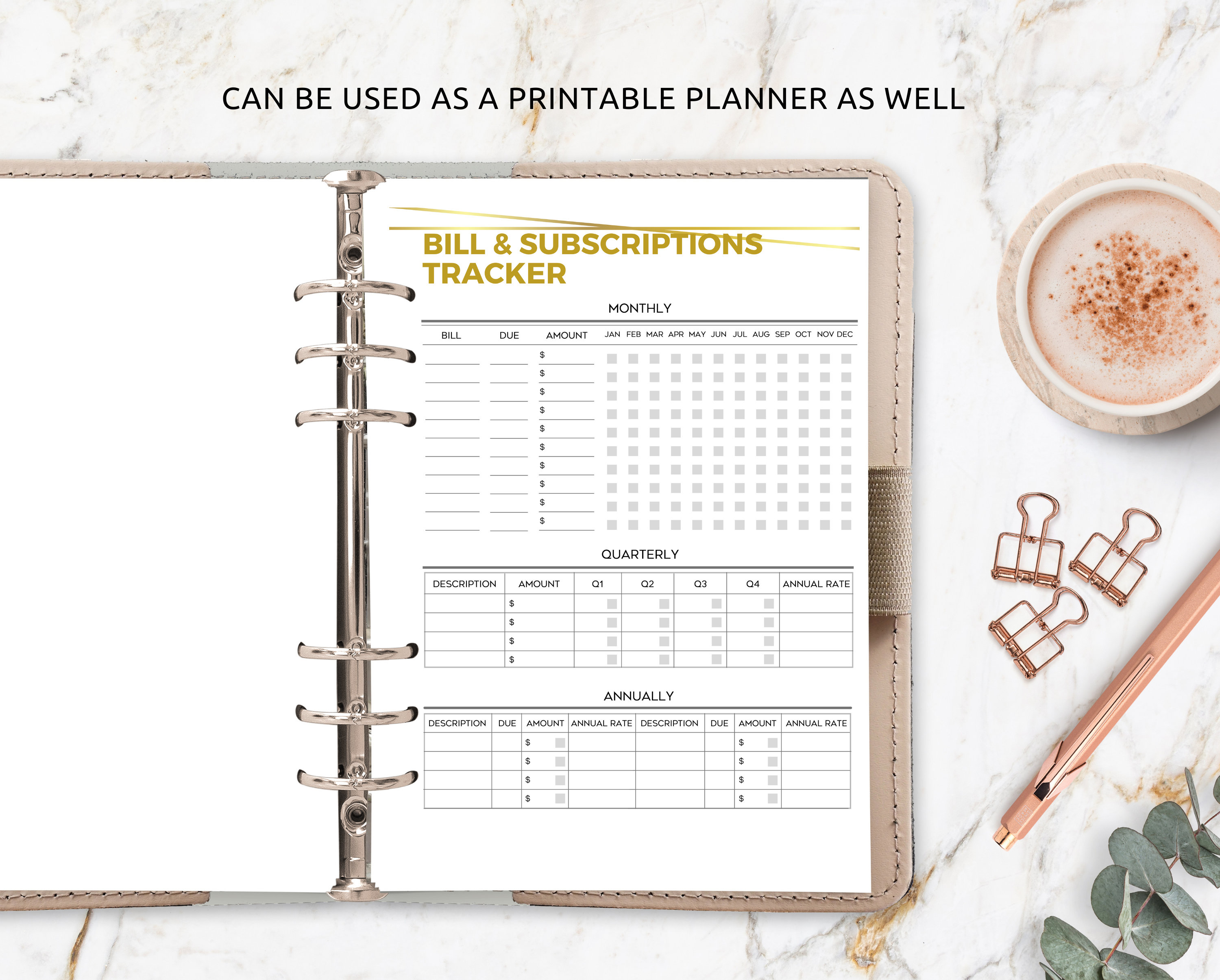 Finance Planner Editable PDF, Budget Planner Printable, Financial ...