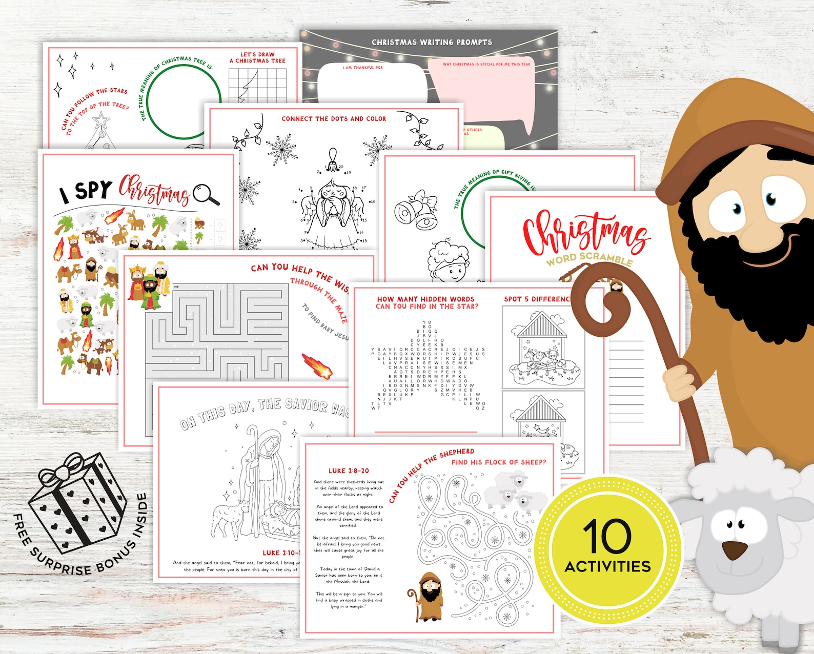 Nativity Activities for Kids, Nativity Games, Nativity Coloring Page ...