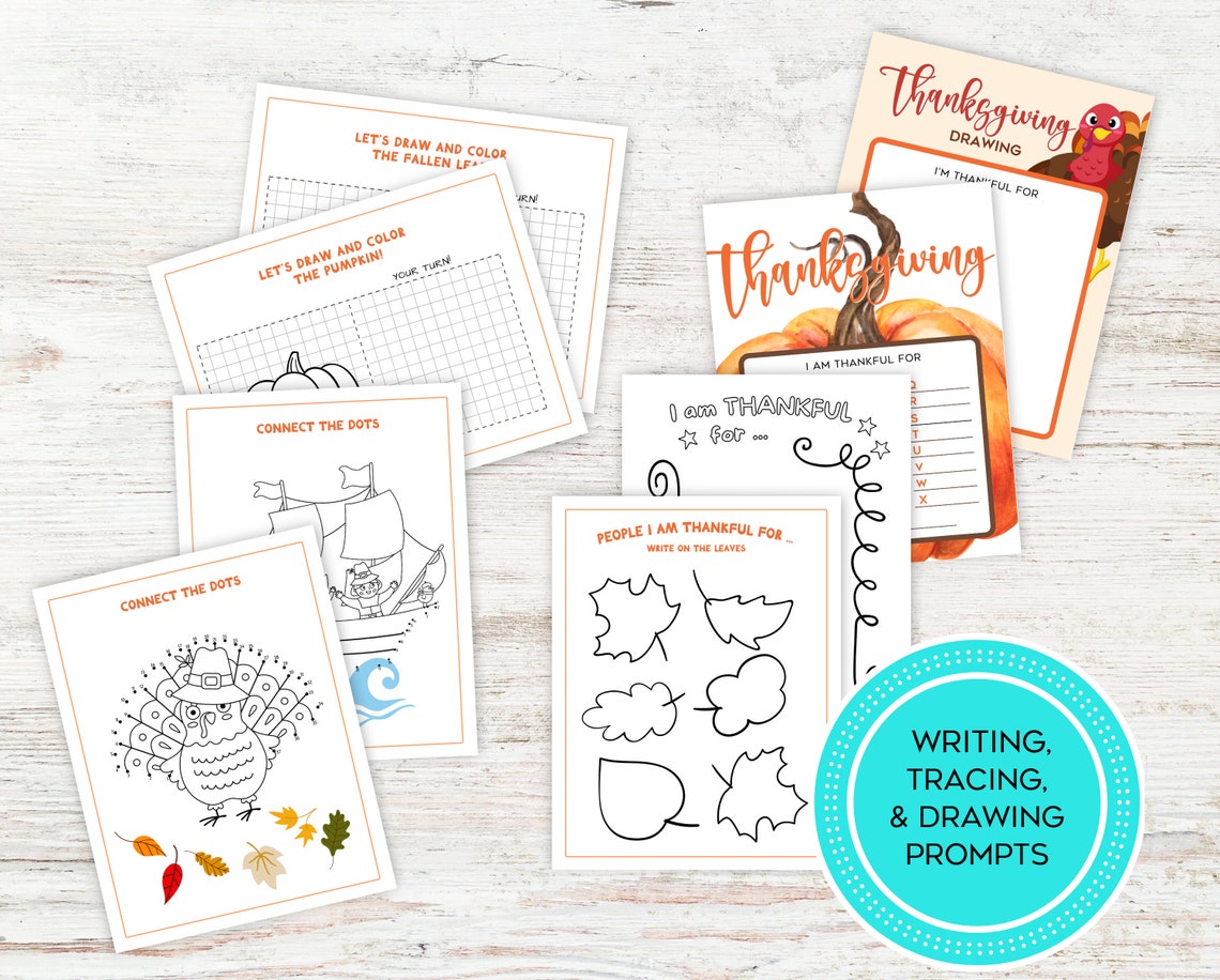 Thanksgiving Activities Games for Kids Roll a Turkey - Etsy
