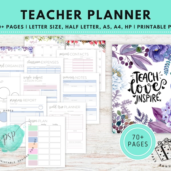Art Teacher Planner - Etsy