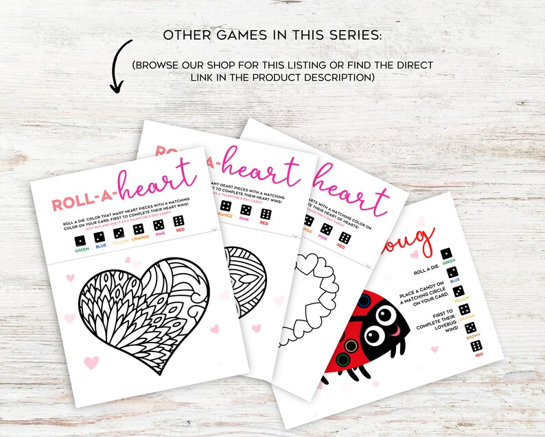 Roll A Love Bug Game, Love Bug Dice Game, Printable Valentines Game ...