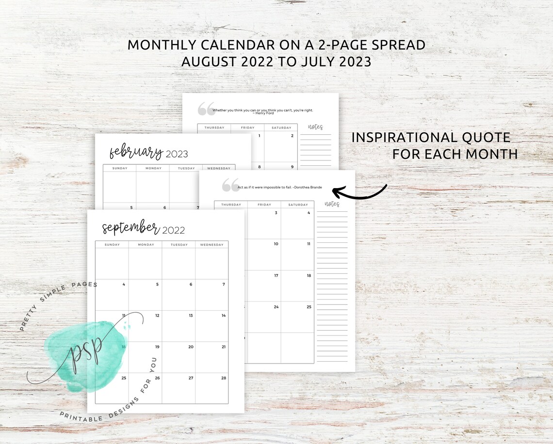 Teacher Planner 2022-2023 Printable Lesson Planner Teaching - Etsy Canada
