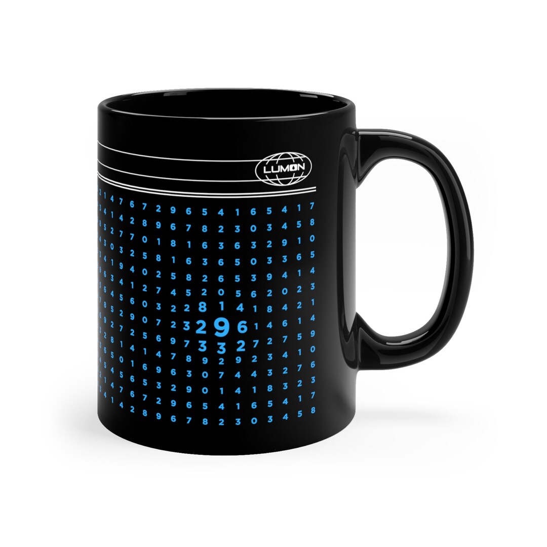 Scary Numbers 11oz Black Mug available in the US and the Rest of the ...