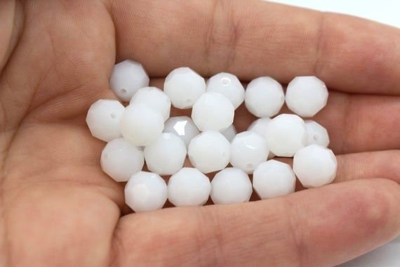 Swarovski Round 4mm White Alabaster Crystals 48/72/144 Pieces - Etsy
