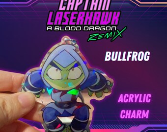 Bullfrog Charm Captain Laserhawk - Etsy