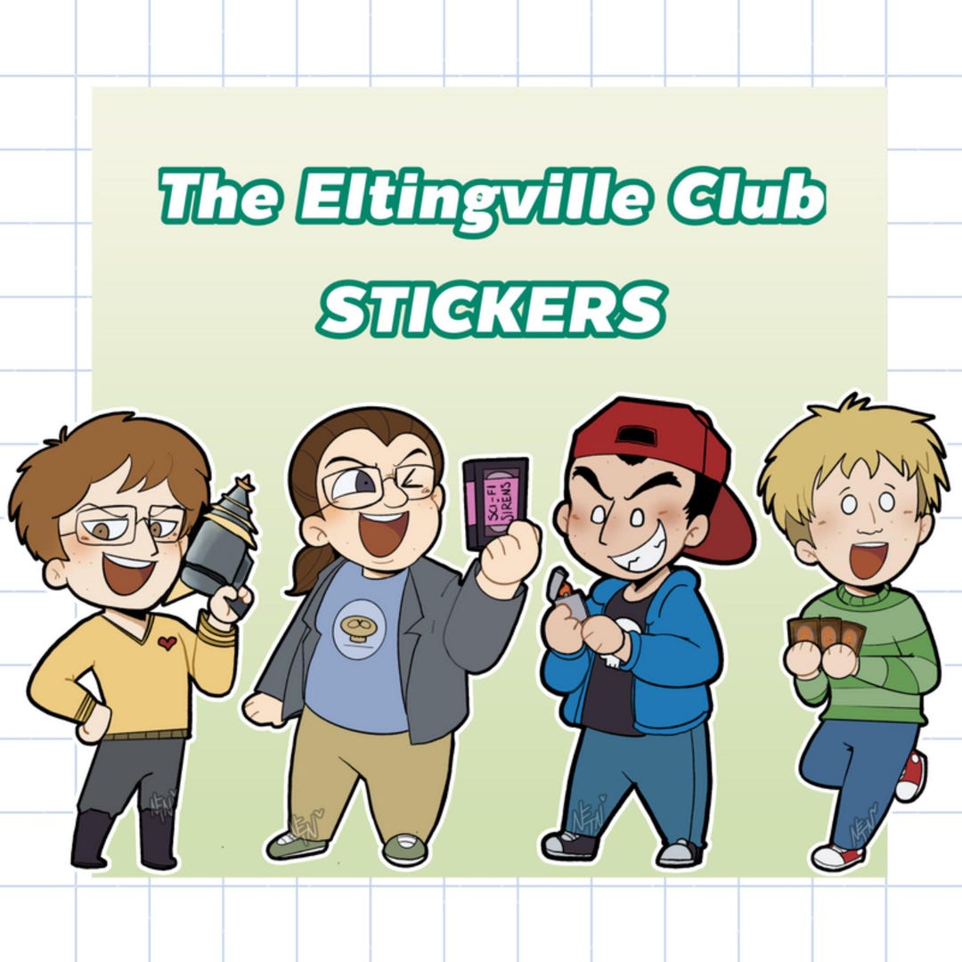 The Eltingville Club | Bill, Josh, Pete, Jerry | Holographic STICKERS ...
