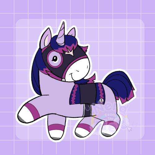 Chibi Race Horses | Holographic Glitter STICKERS - Etsy