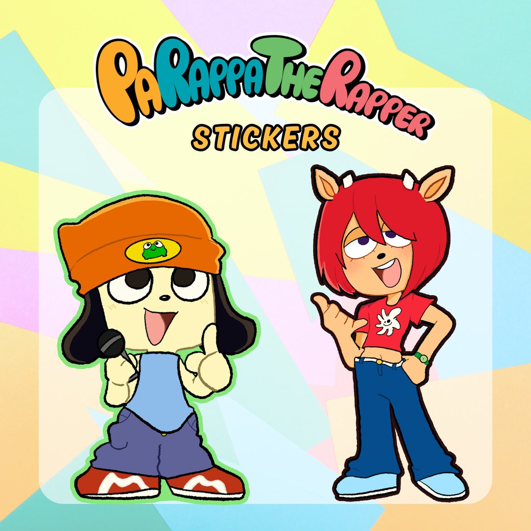 Parappa and Lammy STICKERS - Etsy