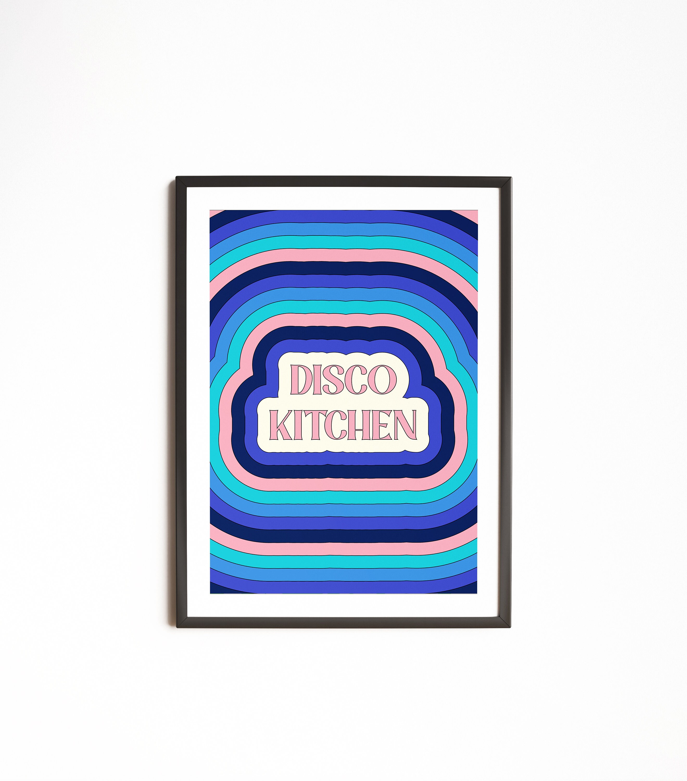 Disco Kitchen A5 A4 A3 A2 Music Print Lyrics Print Artwork Poster Wall ...