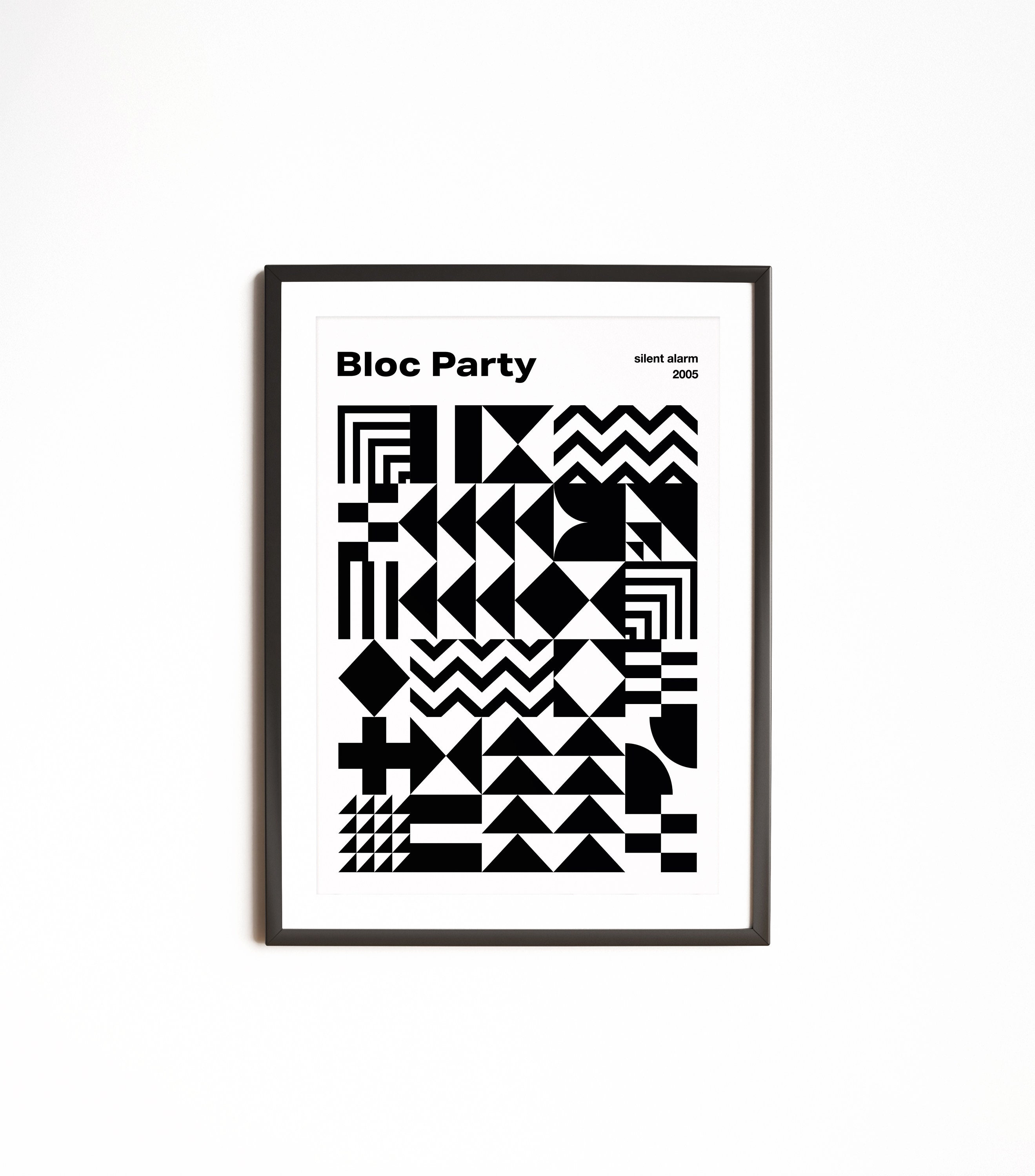 Bloc Party Silent Alarm A5 A4 A3 Music Print Lyrics | Etsy