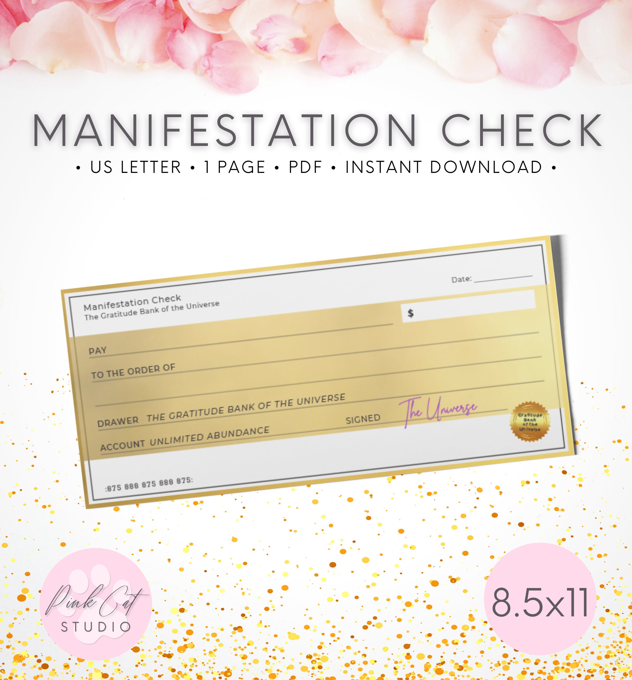 Money Manifestation Checks • Money Attraction Check • Attracting Wealth ...