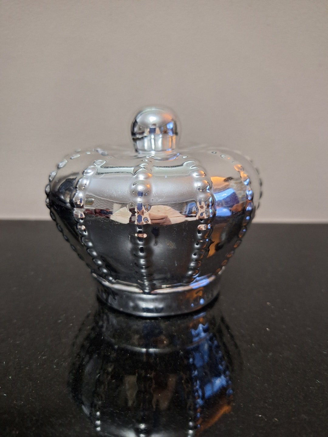 Ceramic Silver Painted Crown Money Box Complete With Stopper - Etsy