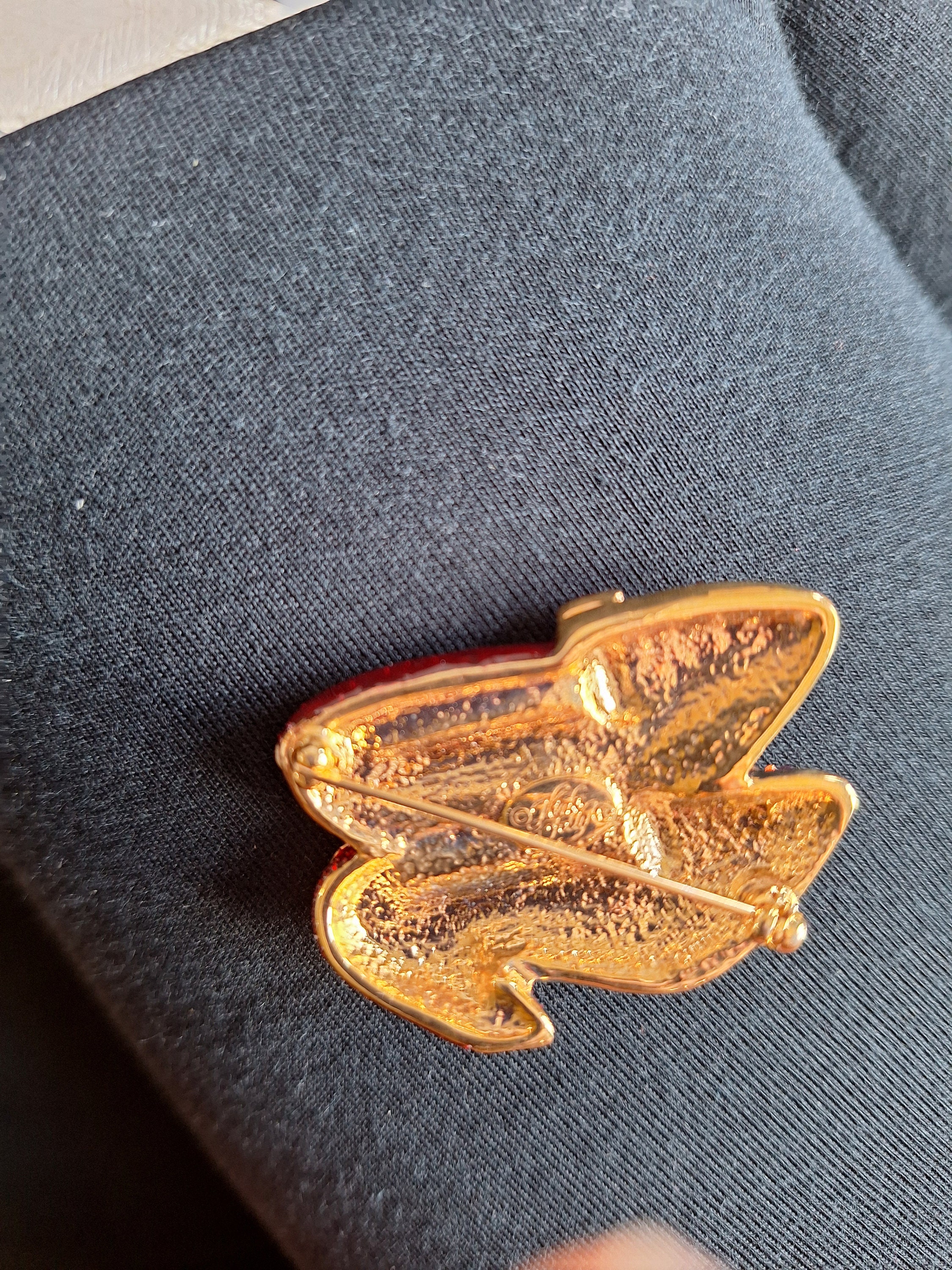 Kirks Folly Wizard of Oz Dorothy Ruby Slippers Brooch Pin Boxed RARE ...
