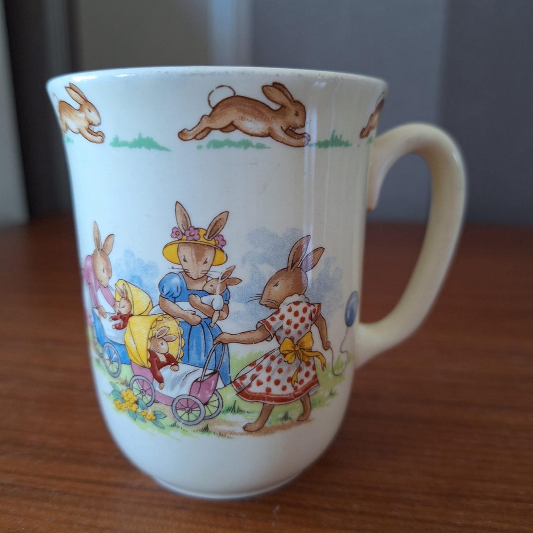 Bunnykins Mug - Pushing Prams Design - Etsy
