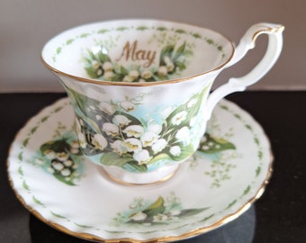 Royal Albert Flower of the Month november Teacup and Saucer Circa 1970s ...