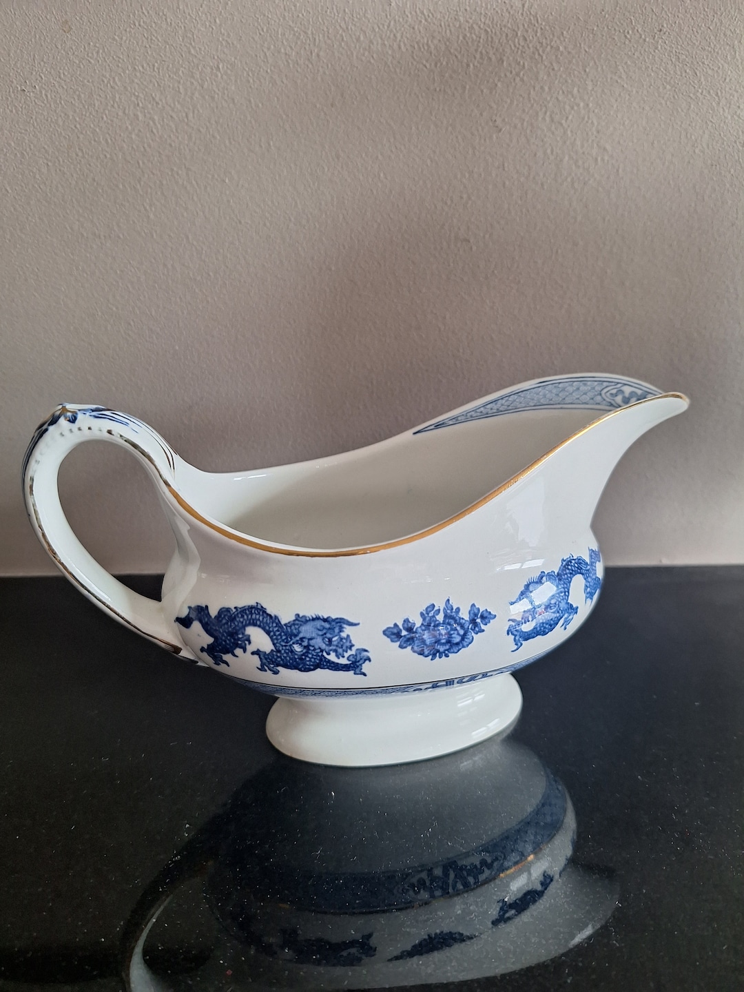 Lovely Blue and White BOOTHS Gravy Boat - Etsy