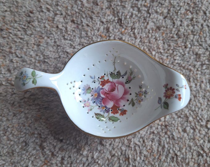 Royal Crown Derry English Bone China Derby Posies Tea Strainer - Etsy