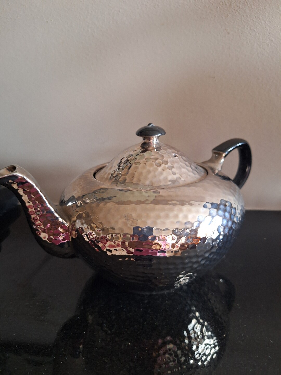 Royal Winton Grimwades Hammered Silver Effect Teapot - Etsy
