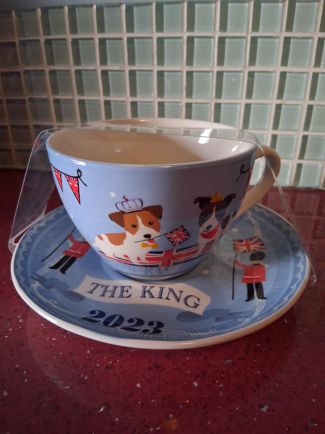 Tesco Coronation Cup and Saucer King Charles 2023 - Etsy