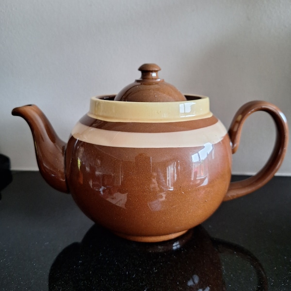Brown Teapot - Etsy