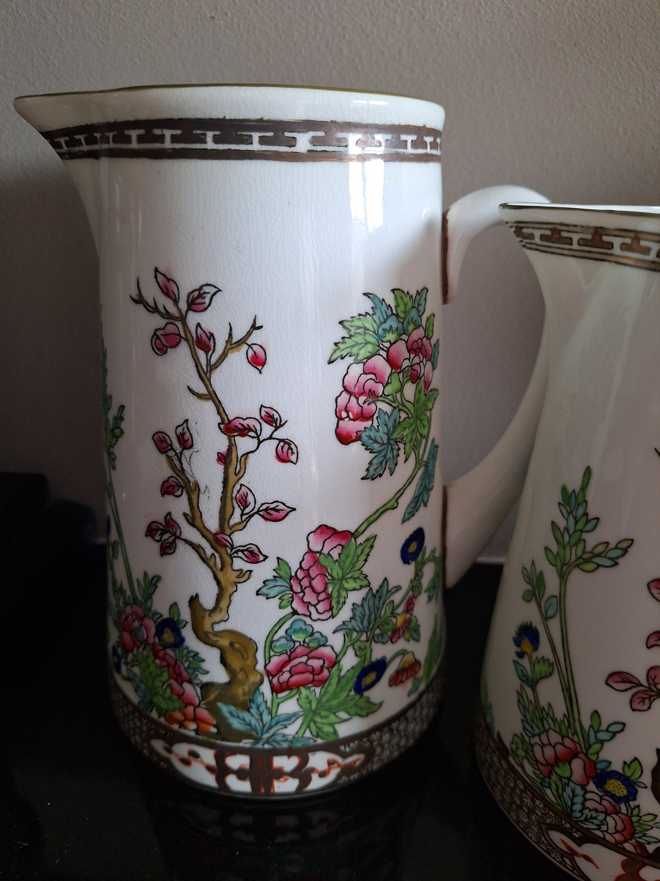 Set of 3 Coalport 'indian Tree' Design Graduated Jugs - Etsy