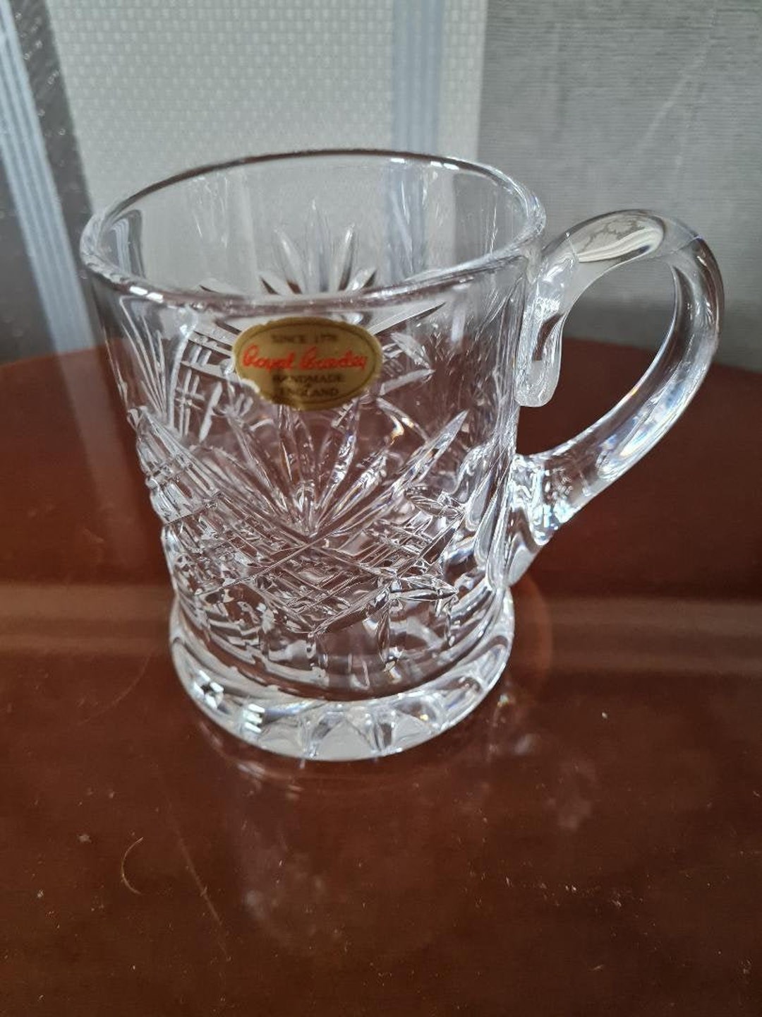 Beautiful Royal Brierley Handmade Crystal Tankard - Etsy