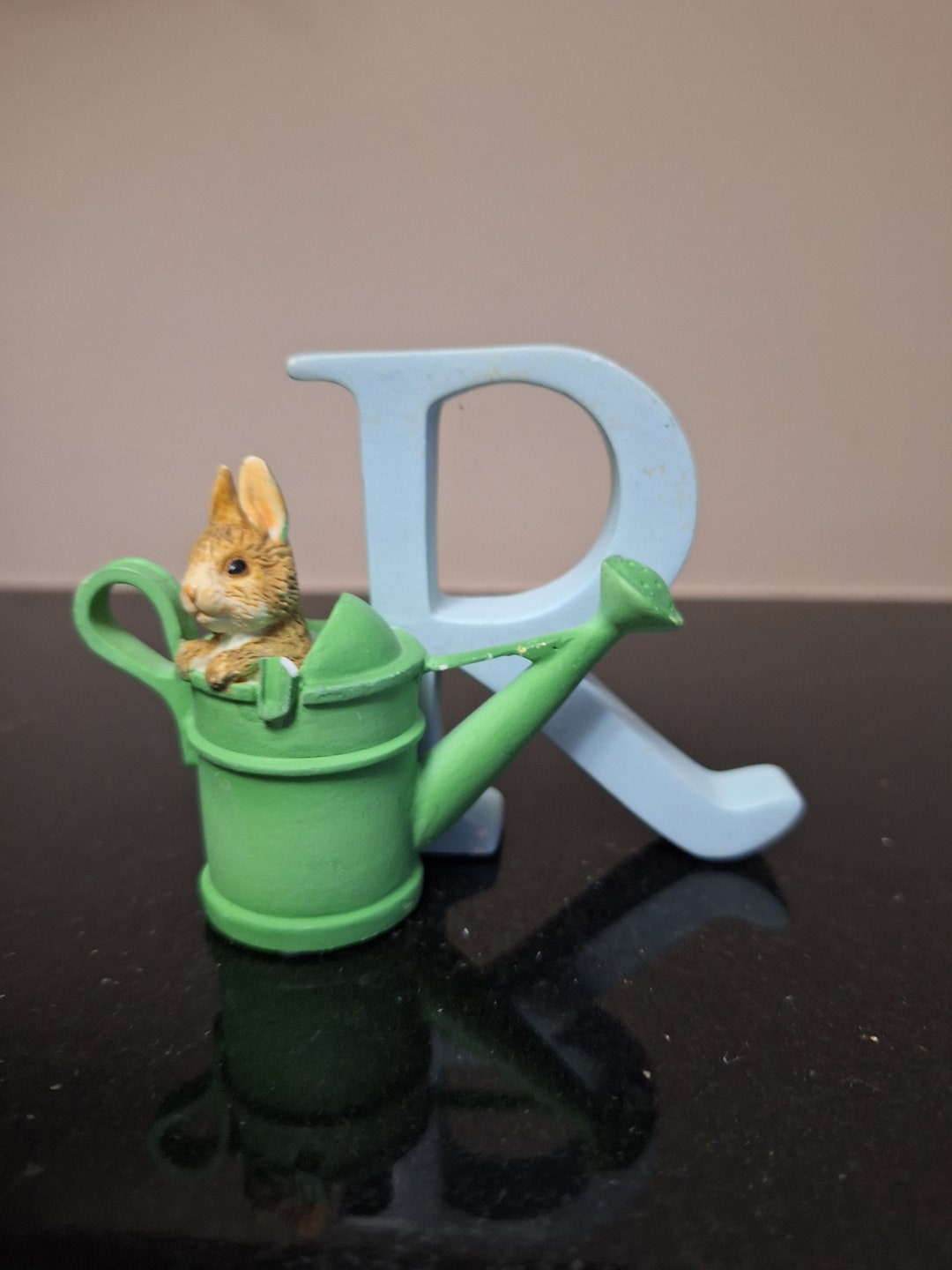 Enesco Peter Rabbit Alphabet Figurine Letter 'R' - Etsy