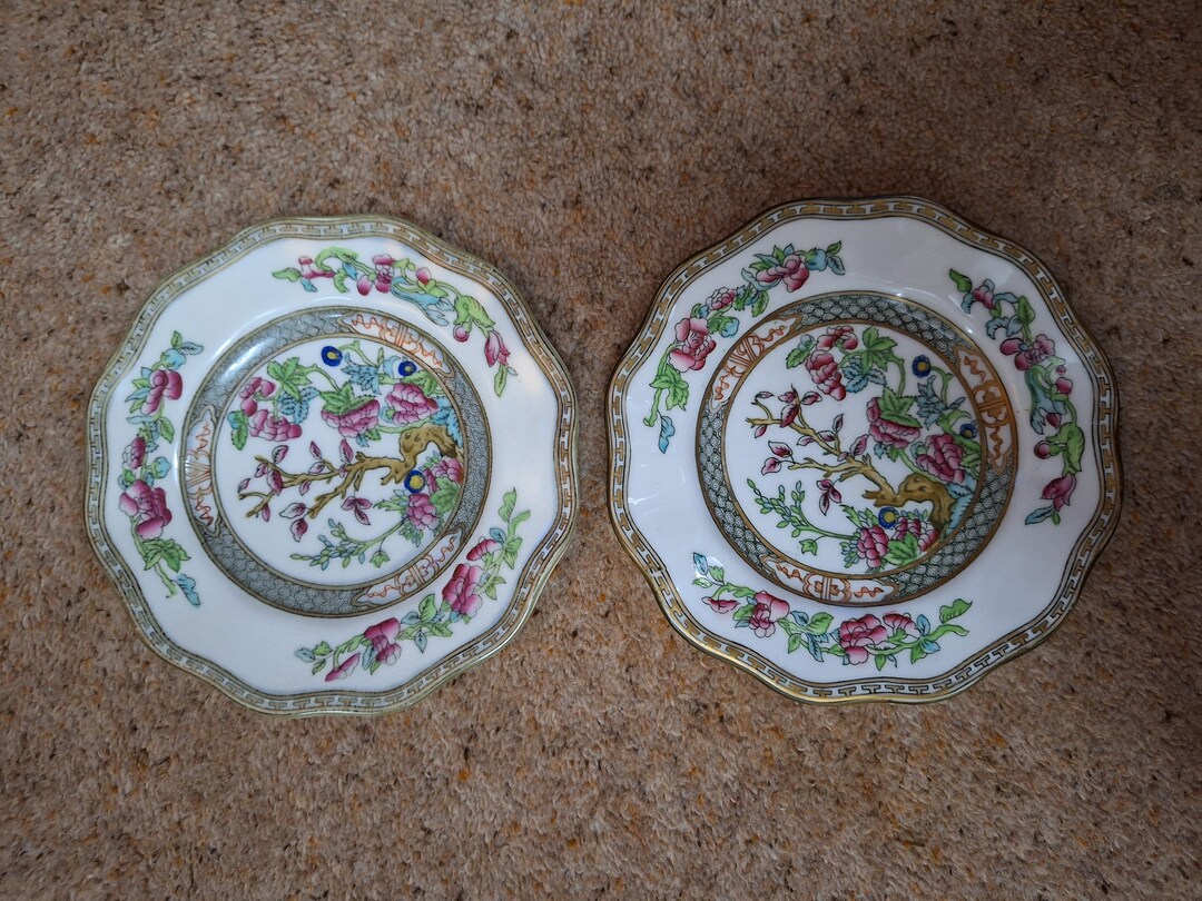 2 X Bone China Side Plates Coalport Scalloped Edge - Etsy