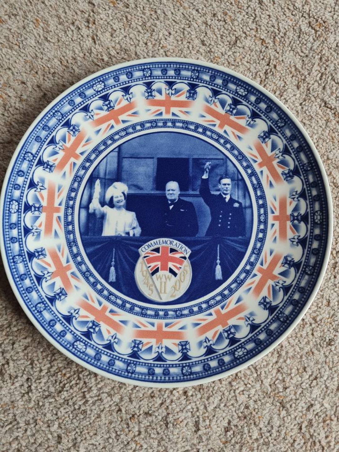 Collectible Royal Family VE Day Plate by Wedgwood - Etsy