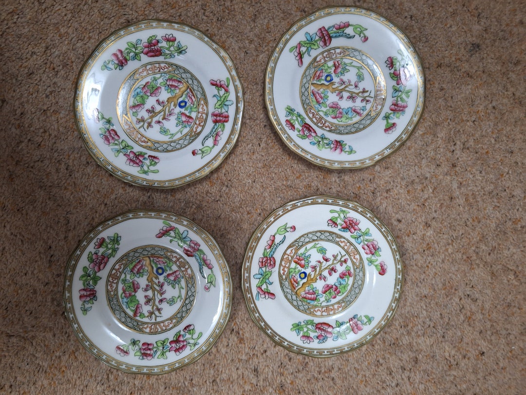 4 X Bone China Small Side Plates Coalport Scalloped Edge - Etsy