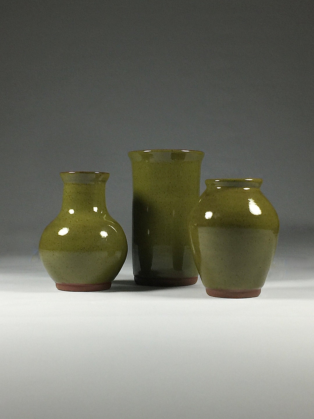Vase, Small Vase, Set of Three Vases, Handmade Pottery Vase, Handmade ...