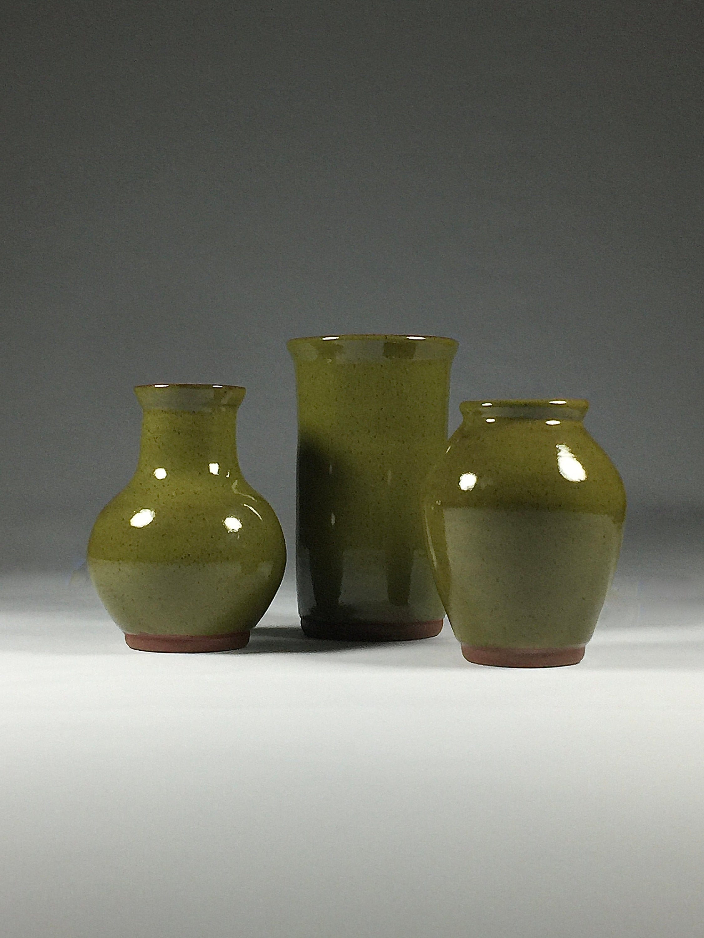 Vase Small Vase Set of Three Vases Handmade Pottery Vase - Etsy