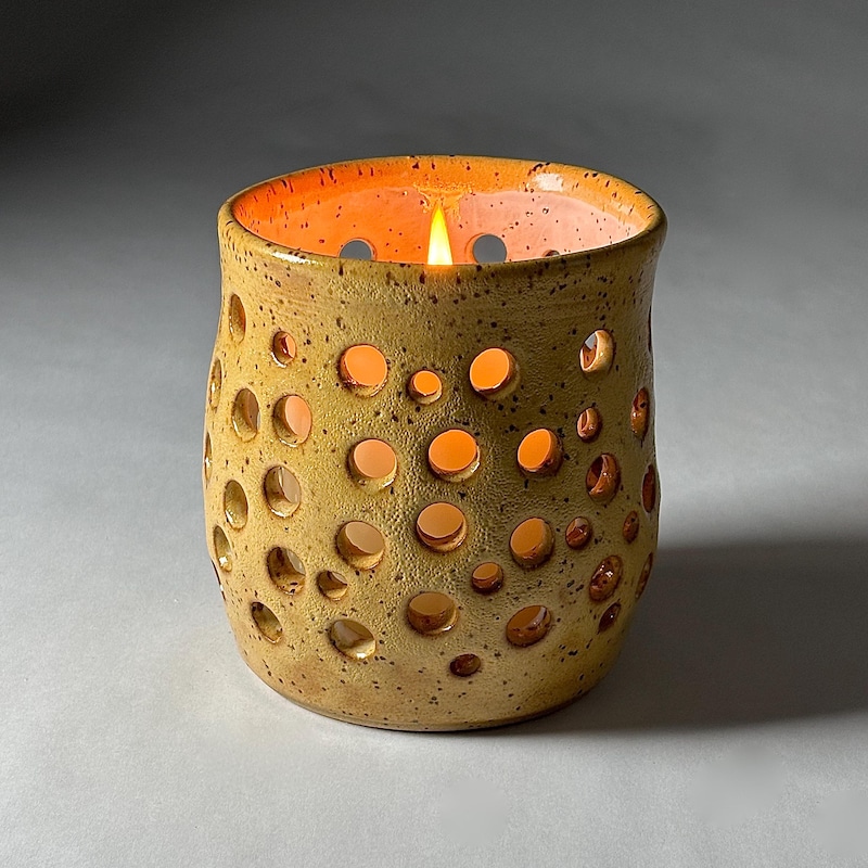 Ceramic Luminary - Etsy