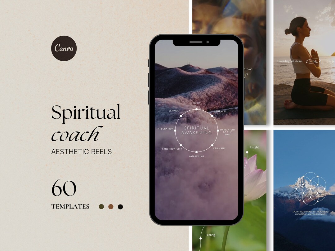 Spiritual Coach Faceless Marketing Reels, Holistic Health and Wellness ...