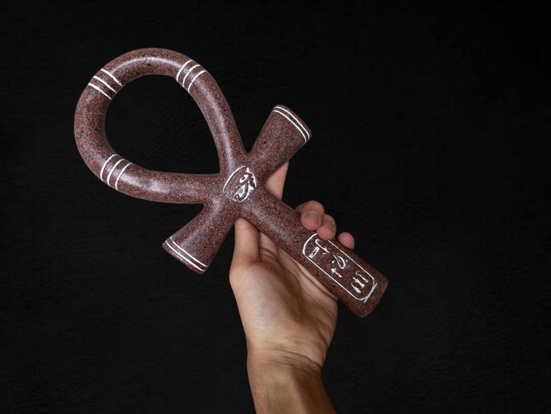 Ankh Key of Life Ancient Egyptian Symbol Hieroglyphic Artwork Key of ...