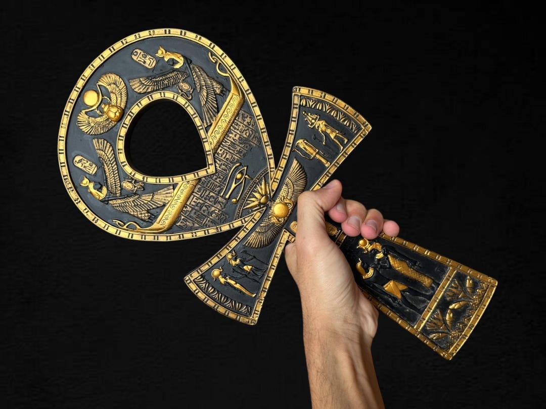 Egyptian Ankh Key of Life Hanging: Pharaonic Symbol Decor - Etsy